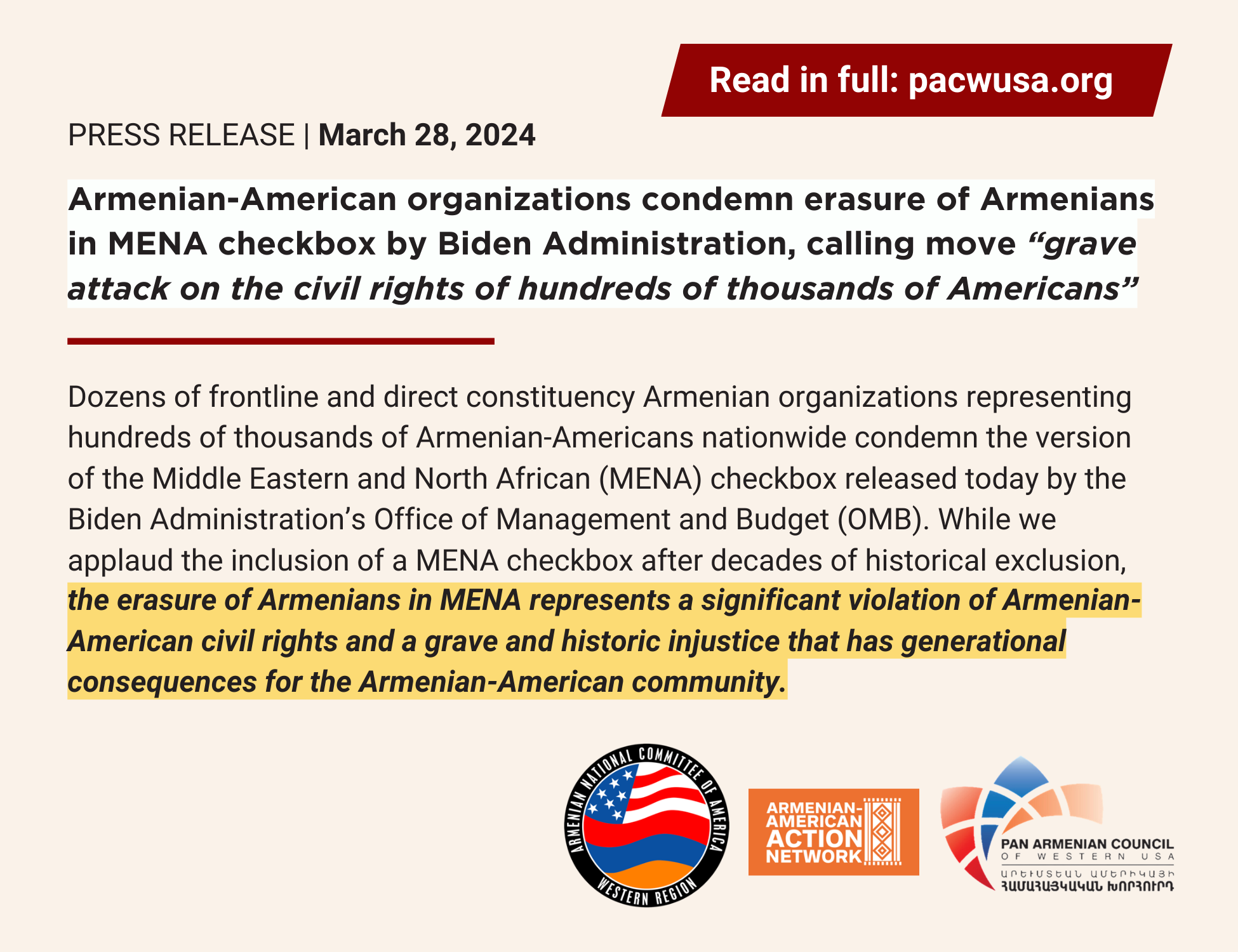 Home - Pan Armenian Council of Western USA